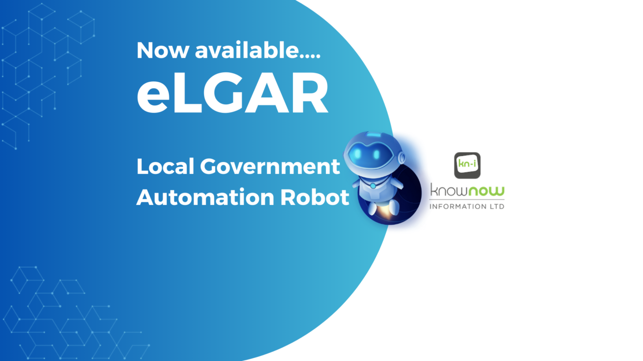 eLGAR, the Local Government Automation Robot