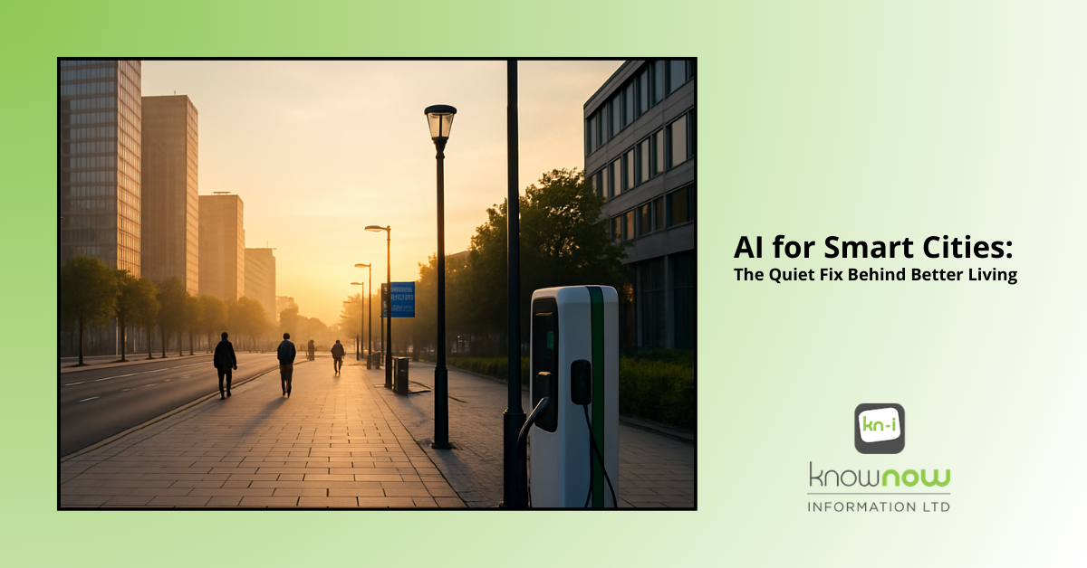 AI for Smart Cities: The Quiet Fix Behind Better Living